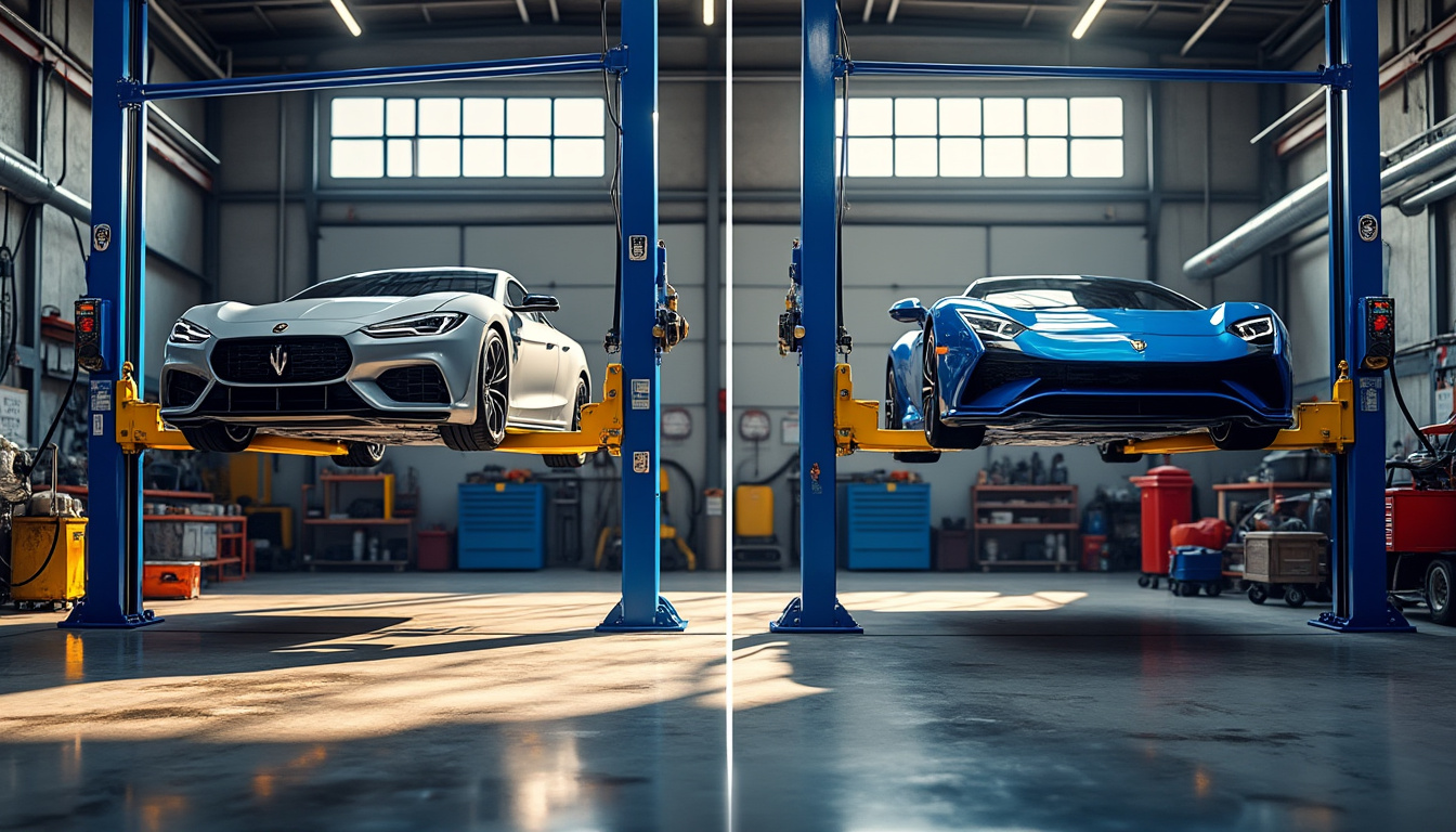 Hydraulic or pneumatic car lifts: which one to choose? 🚗🔧